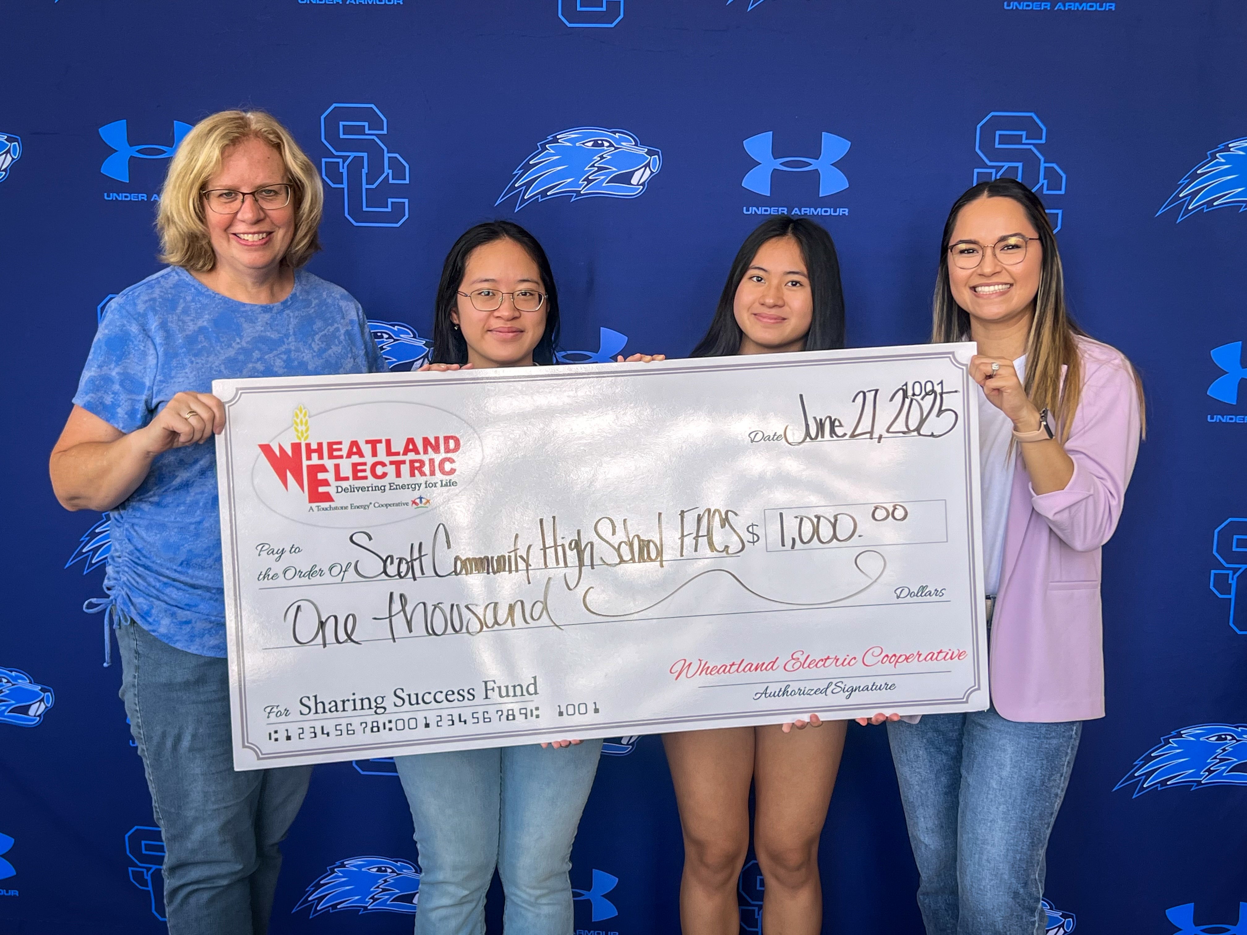 Scott Community High School FACS Receives $1,000 Sharing Success Grant ...