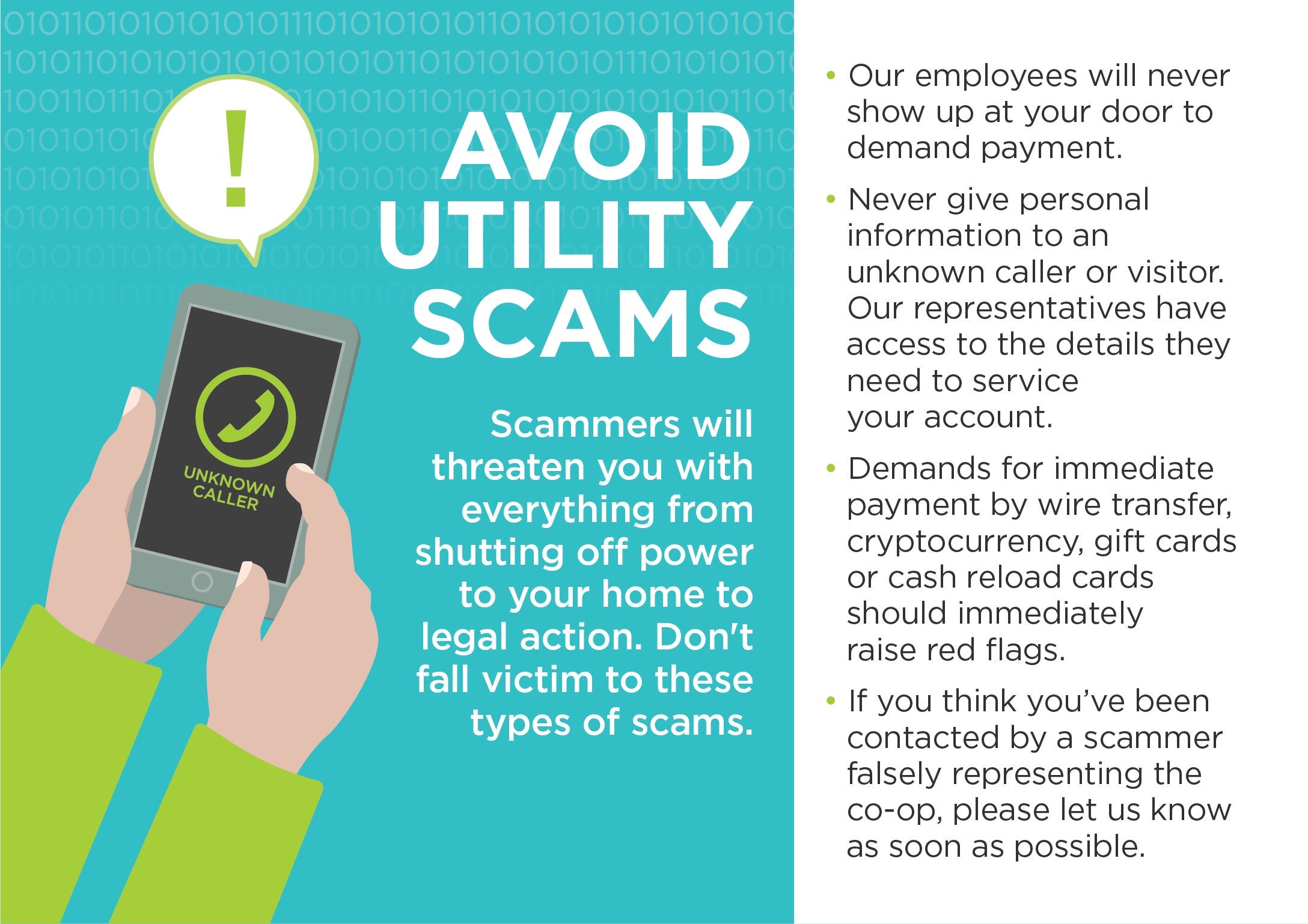 Don't Fall Victim to Utility Scams | Wheatland Electric