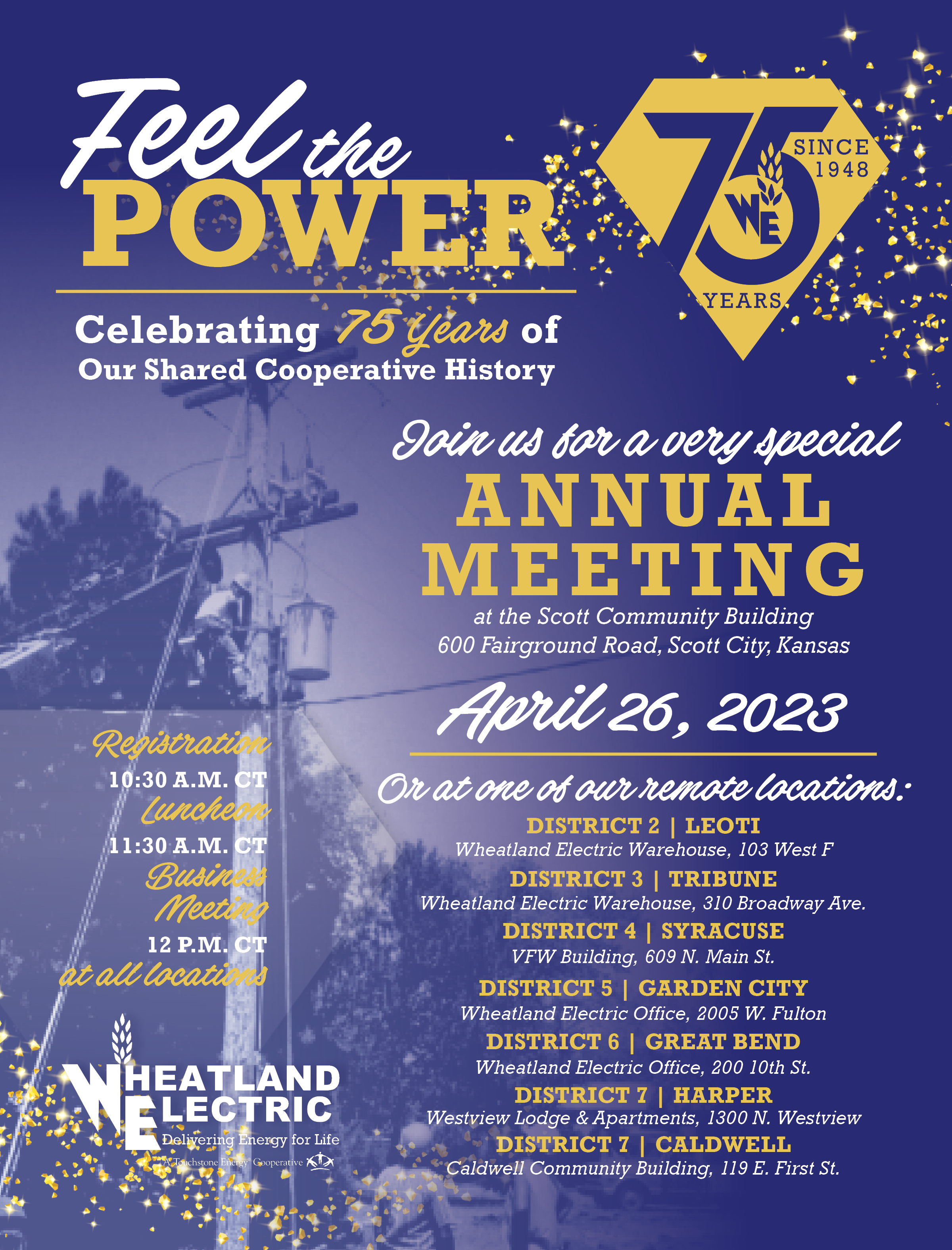 Feel the Power With Us at This Year's Annual Meeting on April 26 ...